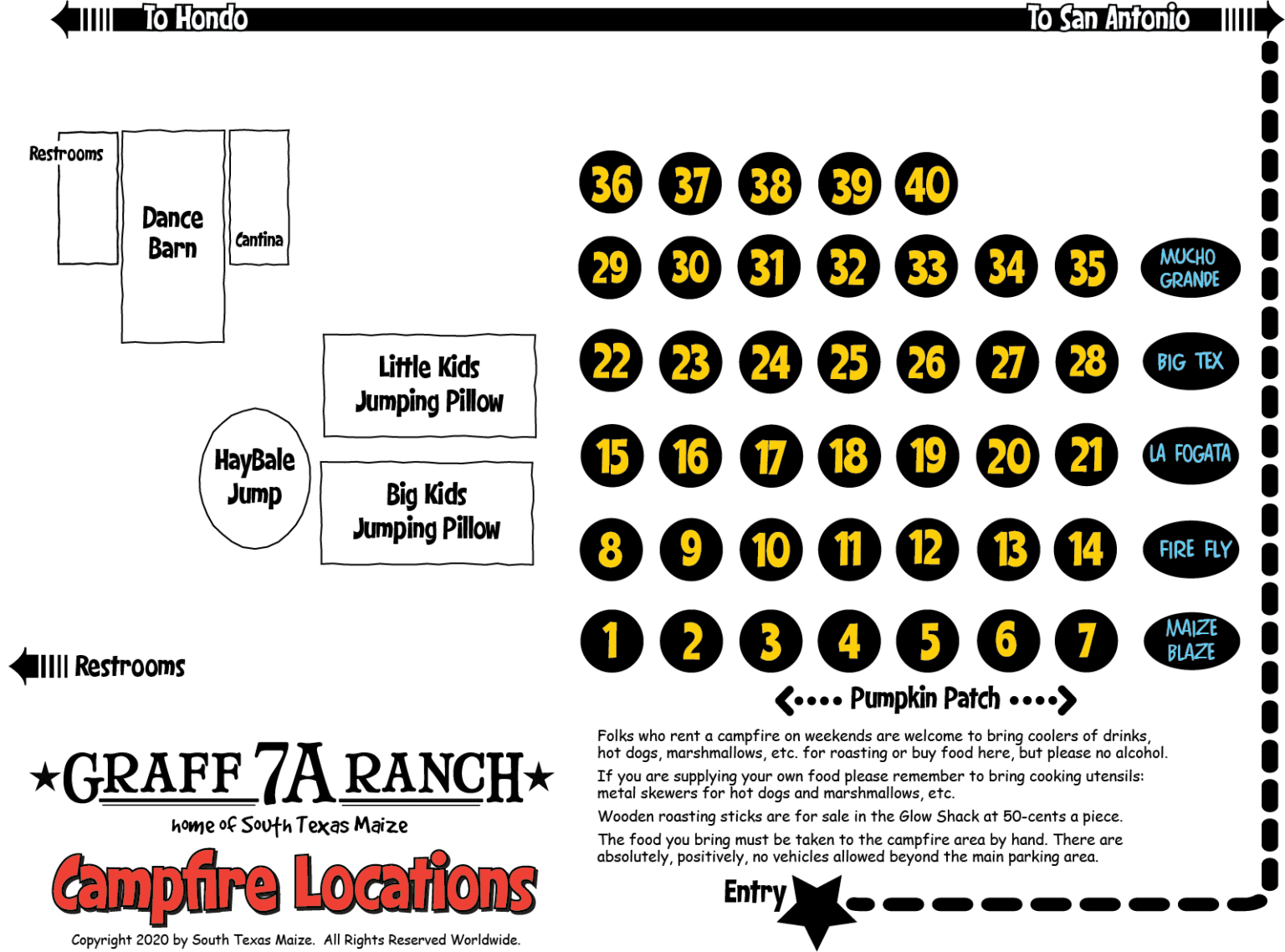 Campfire Map - Graff 7A Ranch
